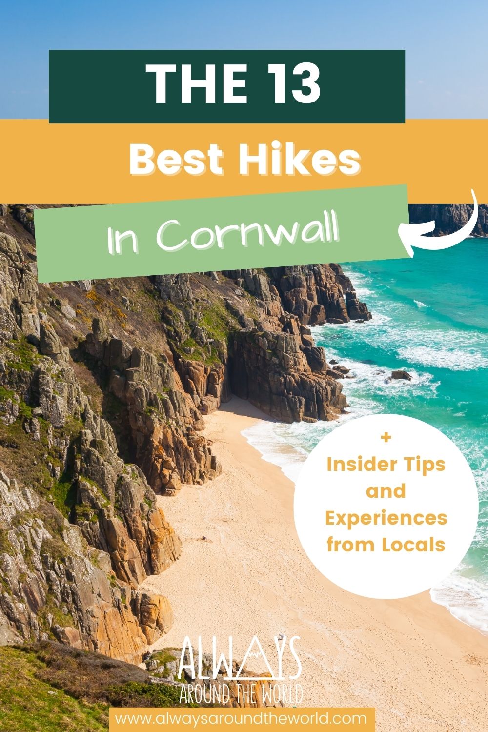 13 Best Cornwall Hikes + Interactive maps
